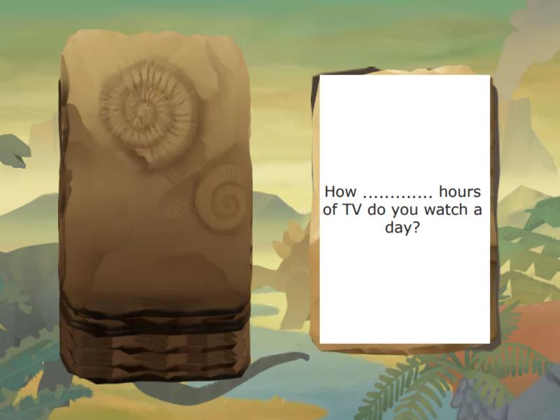 Some any much many - Speaking cards