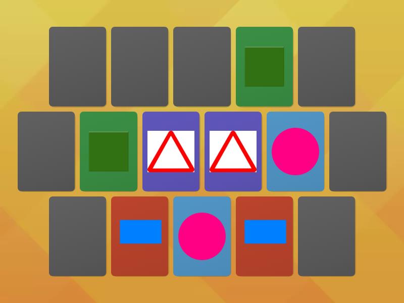 Shapes Memory Game - Parejas