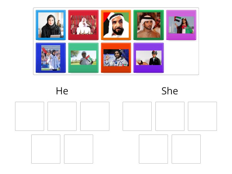 GS He / She (sorting) - Group sort
