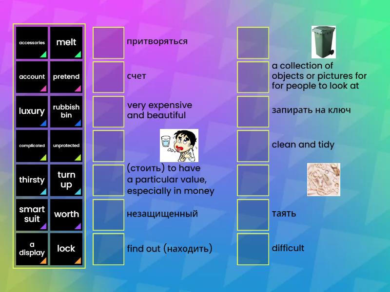 GW B1 unit 2 reading - Match up