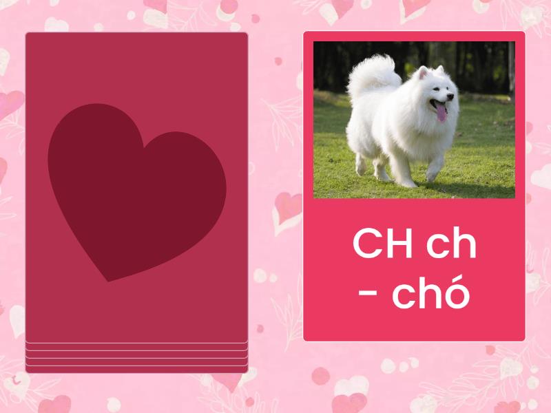 Phụ âm ghép - CH, GH, GI, KH, NG, NGH - Speaking cards