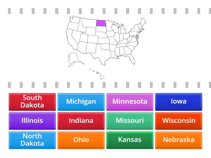 Midwest States - Find the match