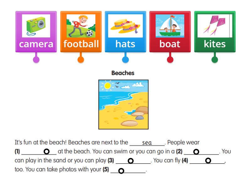 YL Starters Reading Part 4 - Labelled diagram