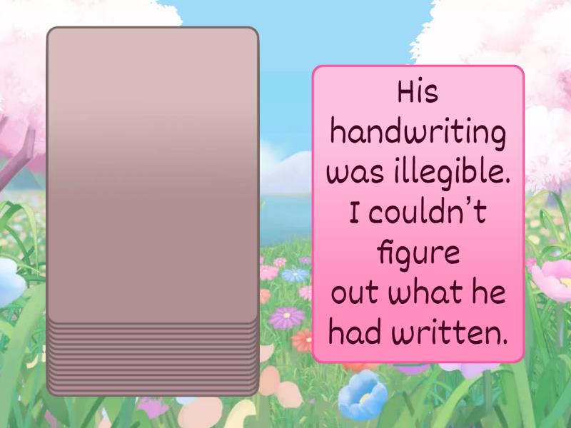 Participle Clauses - Speaking cards