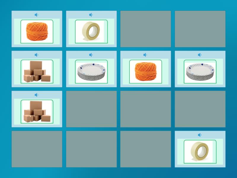 3º UNIT 4 RECYCLE - Matching pairs