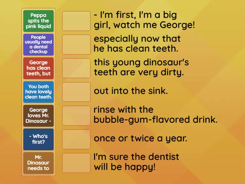 Peppa Pig Matching Task - Match up