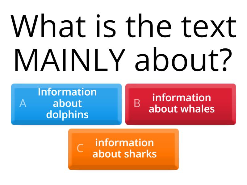 Guess the main idea - Cuestionario