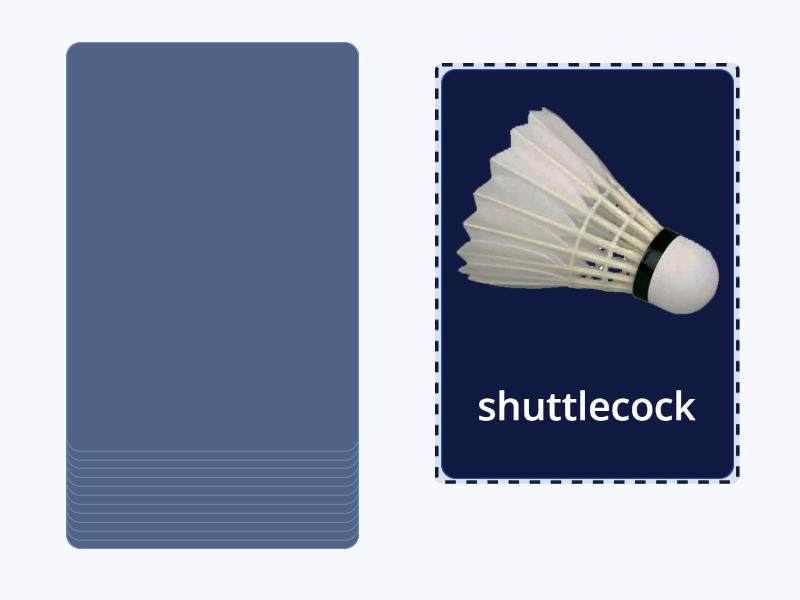 Badminton - Speaking cards