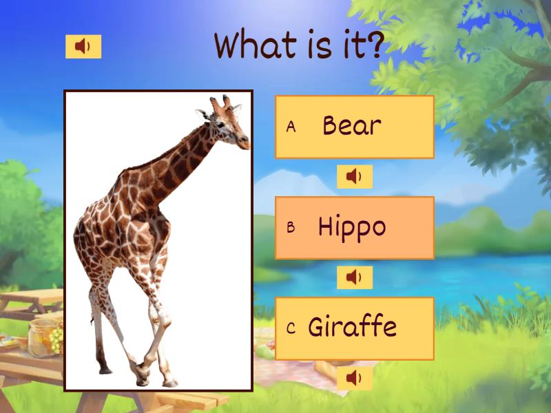 Wild animals - Quiz
