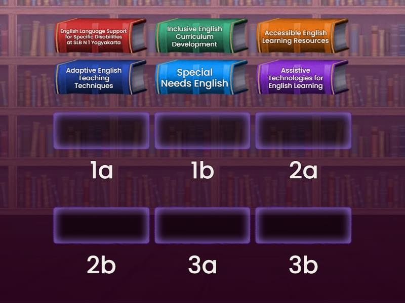 Special Needs English Continuum - Match up