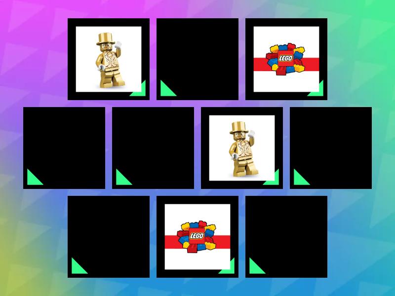 Encuentra los pares de legos (Find the pairs of legos) - Matching pairs