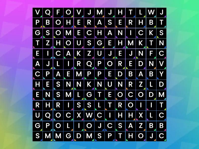WORD SEARCH - Wordsearch