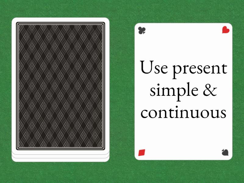 describing photo - Speaking cards