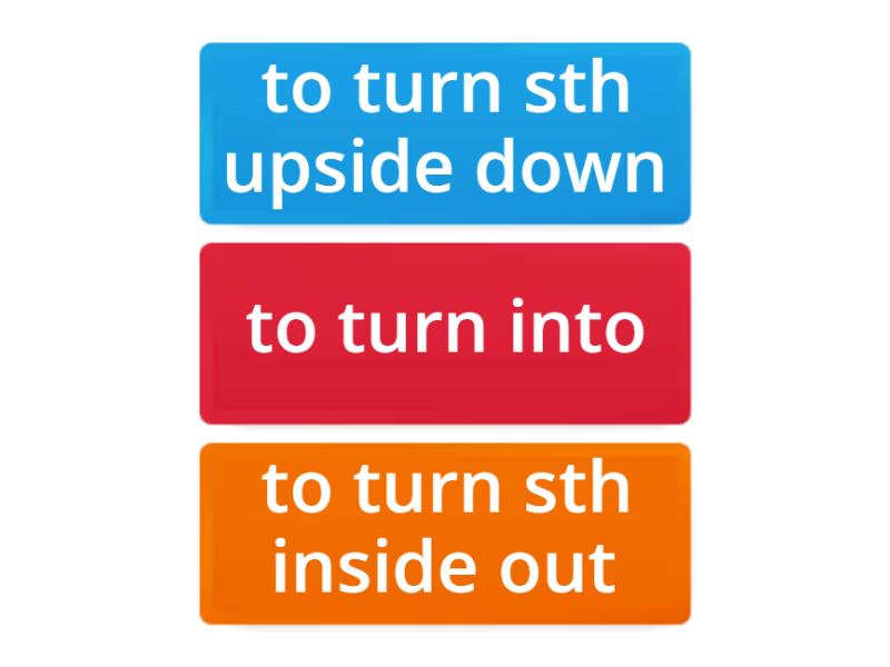 El 5 Lesson 32 Phrasal Verbs - to turn - Fichas giratorias