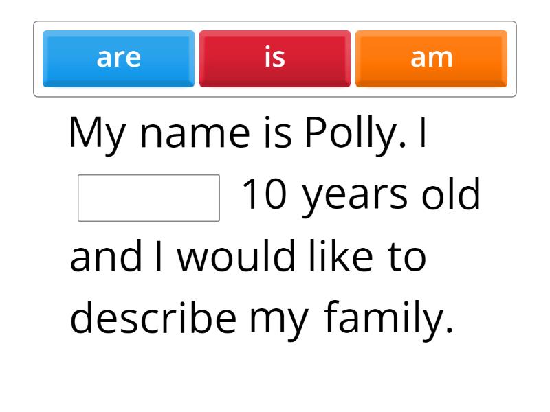Family - Complete the sentence