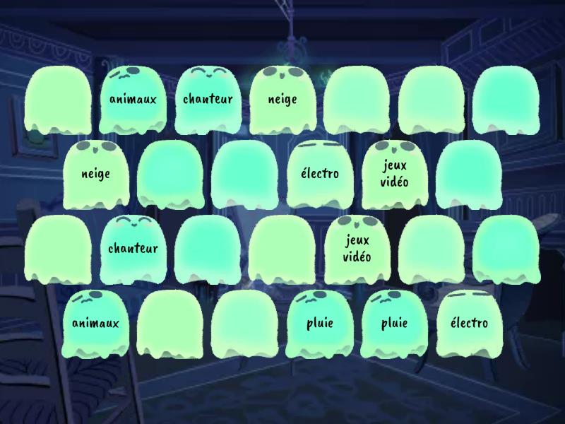 Les noms et les articles n°1 - Matching pairs