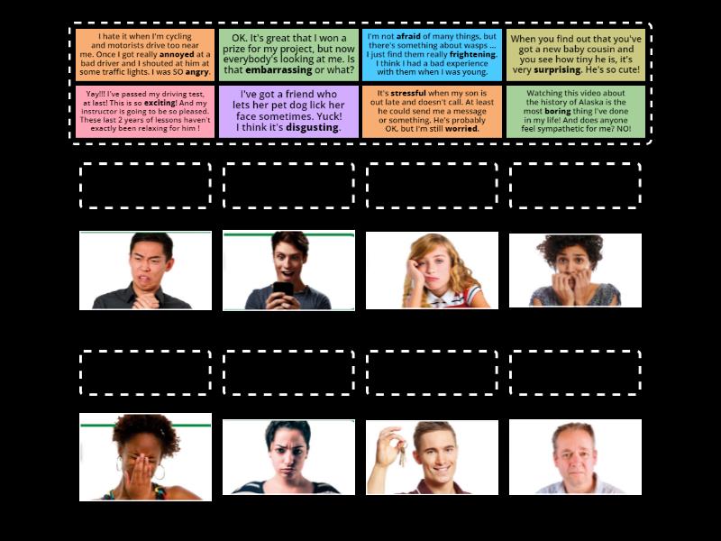 guess the feeling - Match up