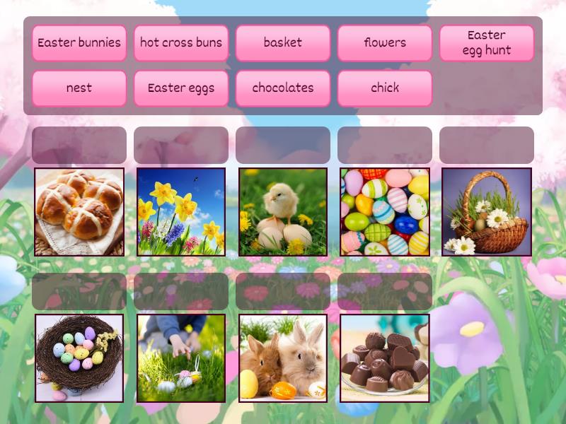 Easter vocabulary - Match up