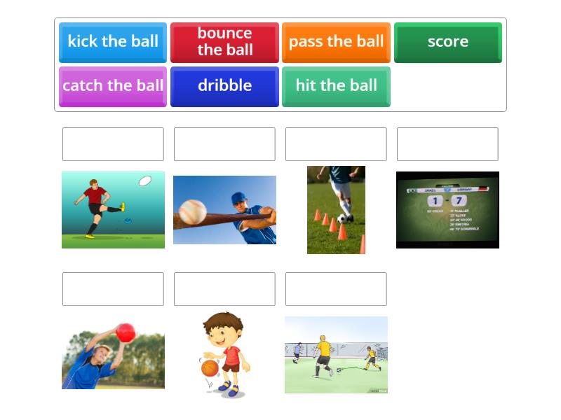 Sport vocabulary - Match up