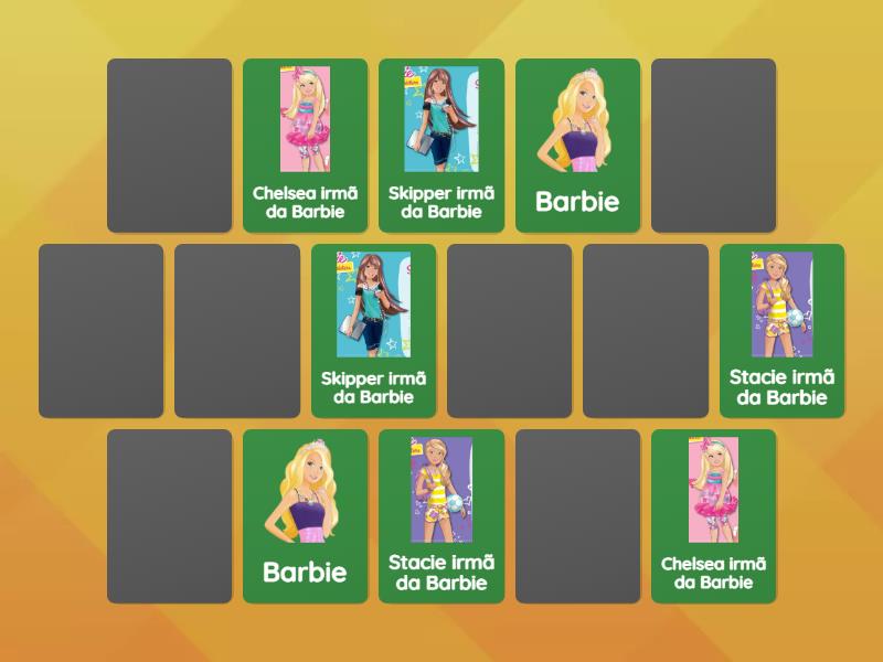 Jogo Memória da Barbie >_