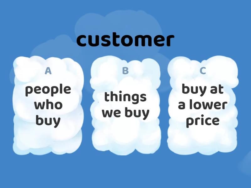 Consumerism Vocabulary - Quiz Consumerism Vocabulary - Quiz