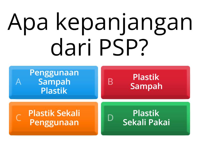 STOP PSP ! - Quiz