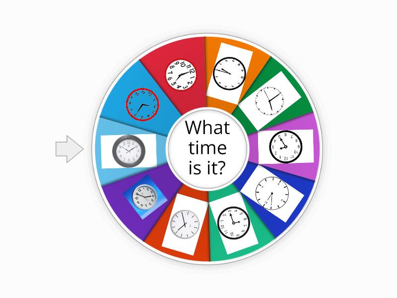 Telling Time - Random wheel