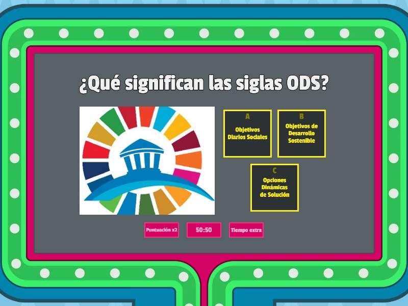 ¿Conoces los ODS? - Teleturniej