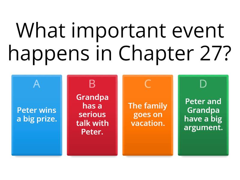 Chapters 27 and 28 - Quiz