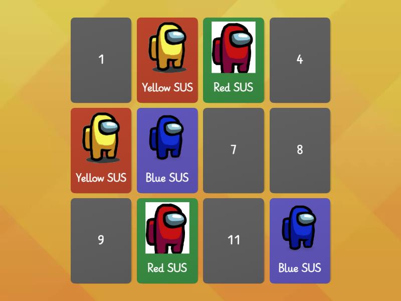 Memory SUS - Matching pairs