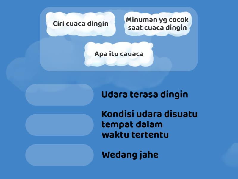 Wordwall Tema 5 Kelas 3 - Match up
