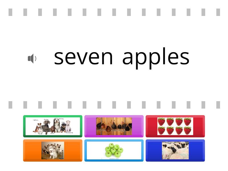 seven, eight, nine - Find the match