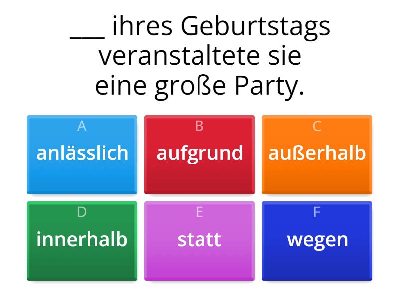 Wegen Aufgrund 7 Buchstaben