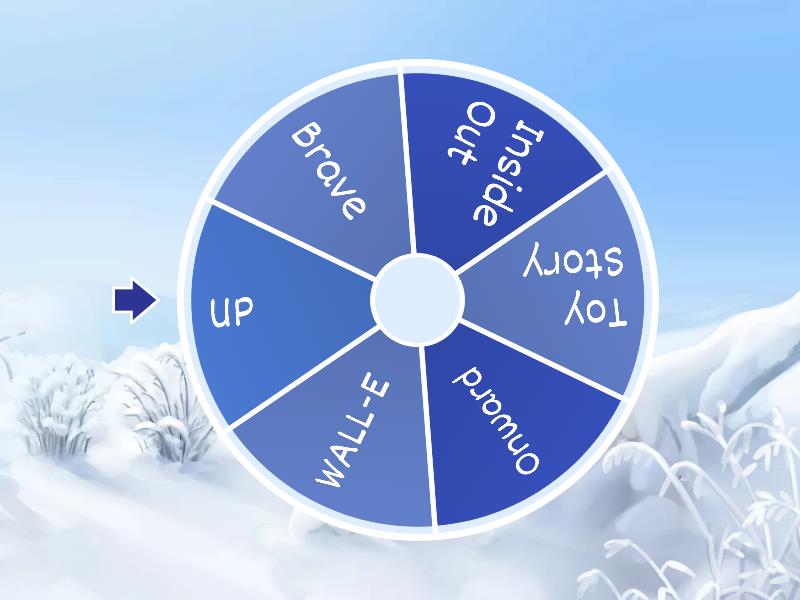 Pixar films marathon - Spin the wheel