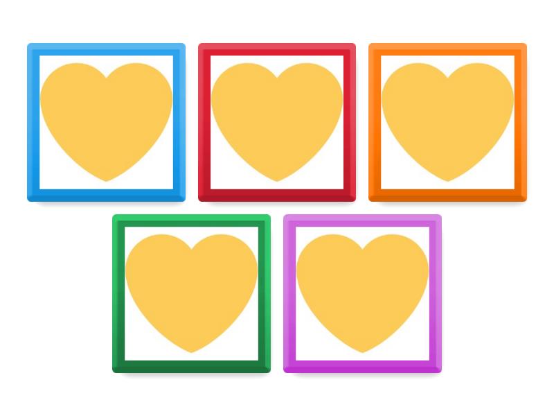 LLLL Heart Words Stage 1&2 - Vire as peças