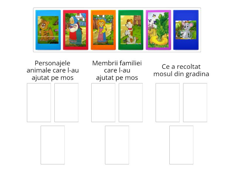 Ridichea uriasa - metoda piramidei - Group sort