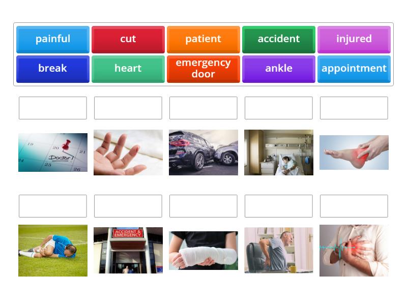 Health problems - Match up