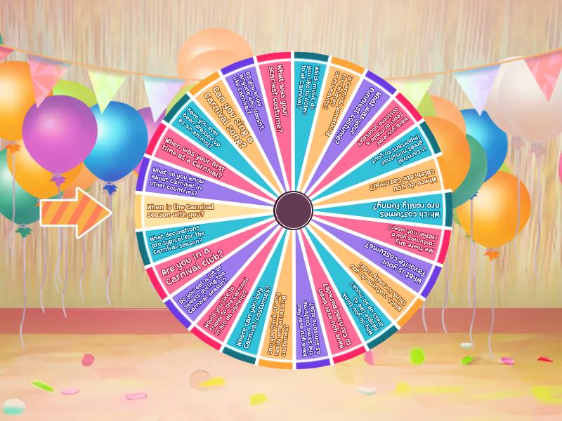 Let's talk about Carnival - Random wheel
