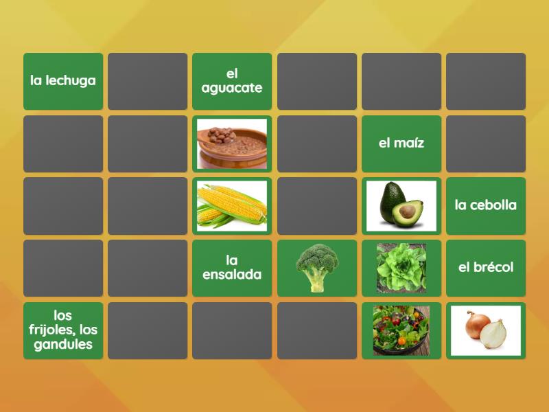 SP1 U3.2 Los Vegetales (Vegetables) - Parejas