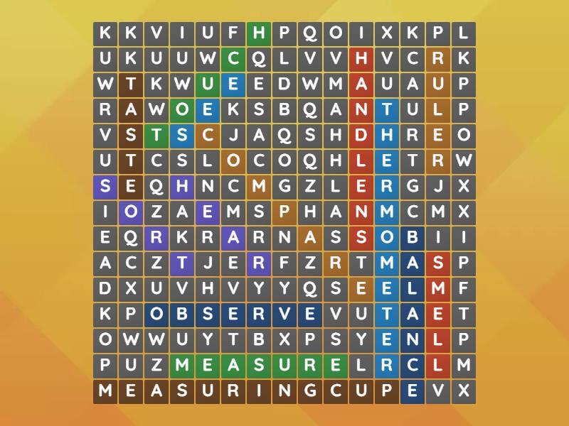 G1 Science Review - Sopa de letras