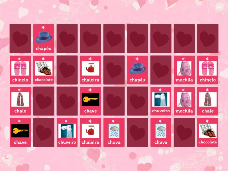 Fono Fê - CHA CHE CHI CHO CHU - Matching pairs