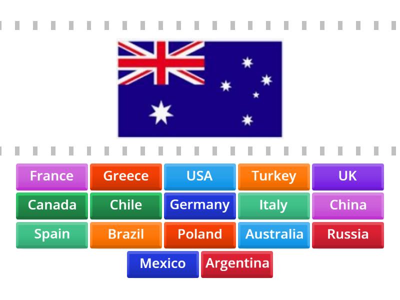 Countries- 1st year - Find the match