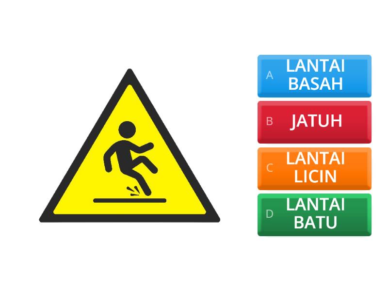 MAKSUD PADA SIMBOL DAN TANDA KESELAMATAN - RBT TAHUN 4 - 測驗