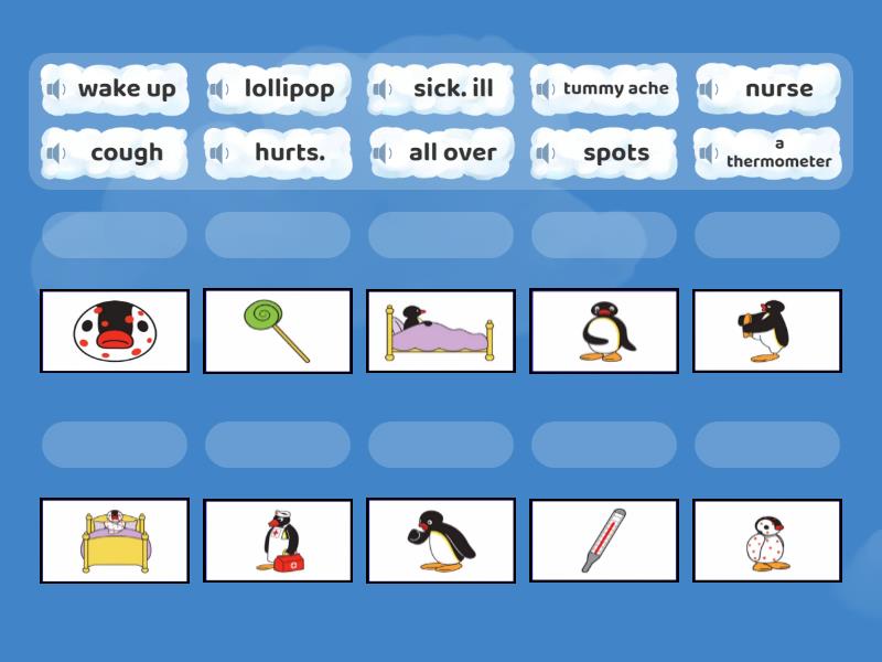 Pingu LEVEL2 Unit9 Being sick(ill) - Match up