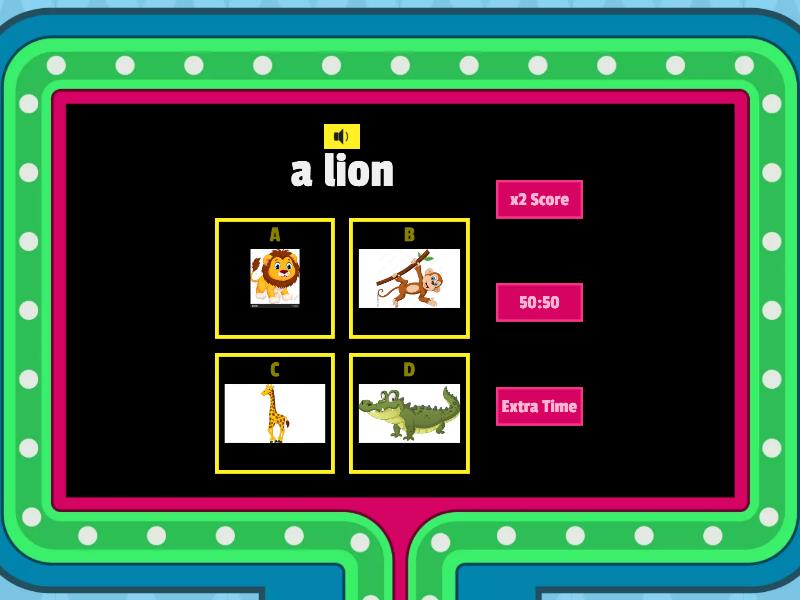 Unit 8_Animals - Gameshow quiz