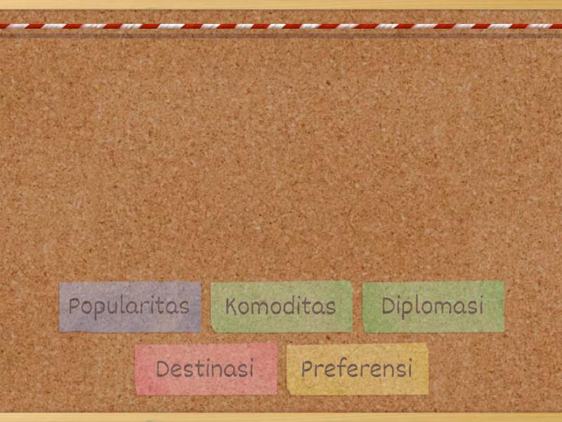 Lengkapilah kalimat rumpang berikut dengan kata yang tepat - Find the match