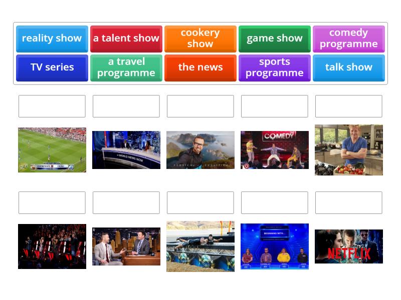 Pre-Intermediate L5 - TV programmes - Match up