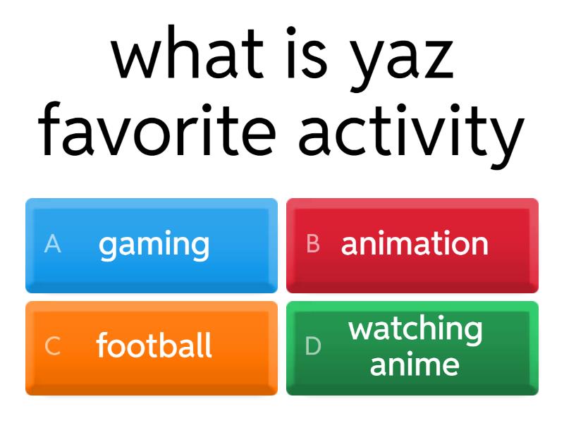 about yaz - Quiz