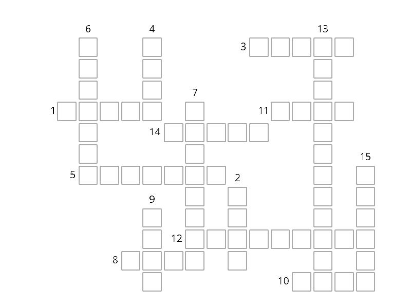 Die Tiere - Crossword
