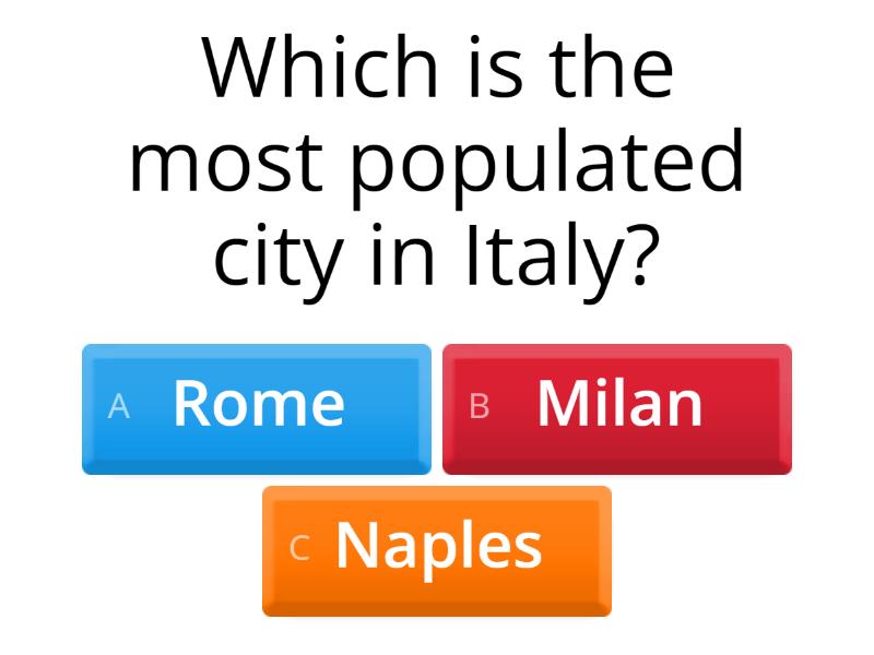 What do you know about Italy? - Quiz